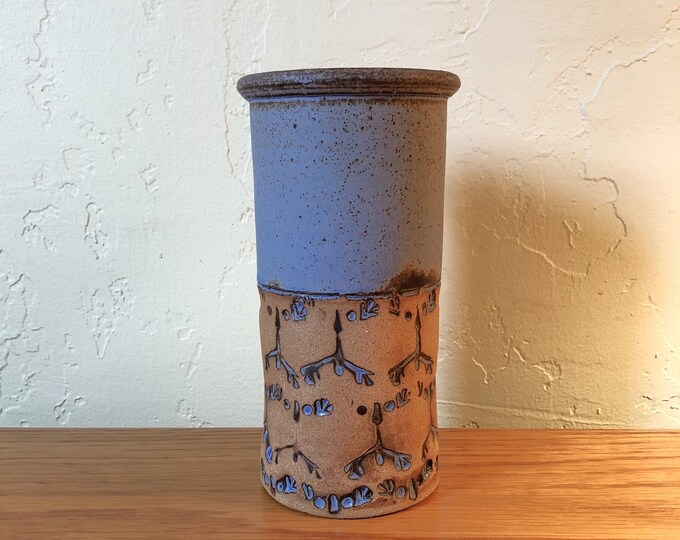 Vintage Los Artesanos Pottery Vase, Hal Lasky, MCM Ceramics, Puerto ...