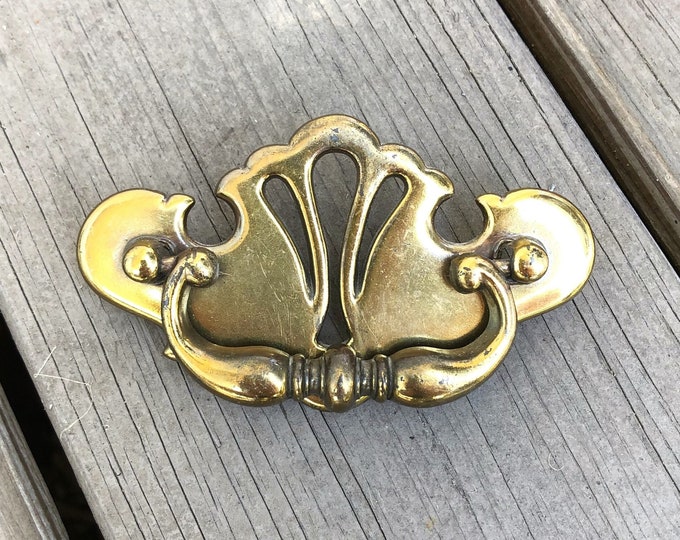 Vintage Chippendale Brass Finish Drawer Pulls 1 AVAILABLE, Dresser ...