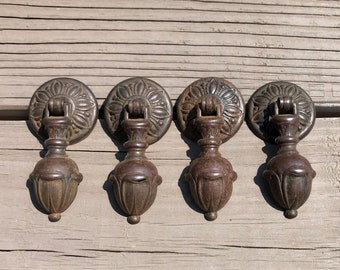 Antique Pendant Drawer Pulls - Etsy