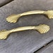 Vintage Polished Brass Finish Drawer Pull Shell End 1 AVAILABLE, Art ...