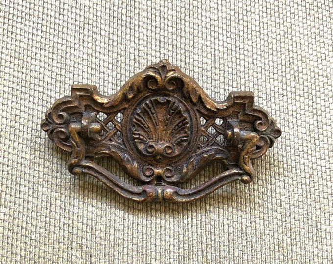 Vintage Victorian Drawer Pull Drop Bail Keeler Brass, KBC Dresser Pull ...