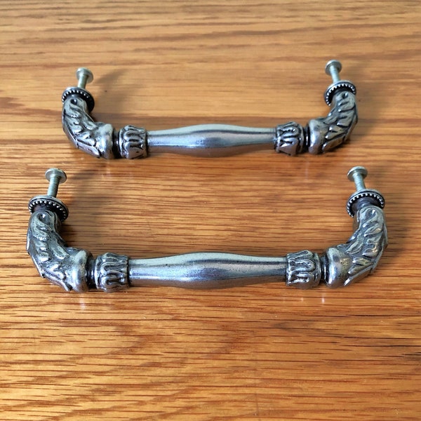 Silver Drawer Pulls - Etsy