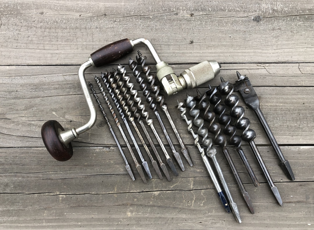 Vintage Stanley Brace No. 965N Brace 8 Inch Sweep With a Complete Set ...