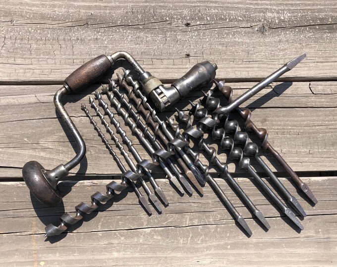 Stanley Sweetheart SW 8 Inch Auger Bit Brace Vintage Wood Drill Driver ...