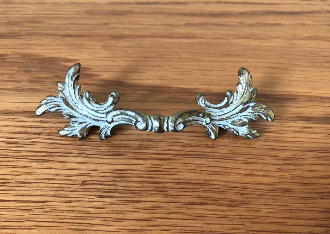 Vintage French Provincial Drawer Pulls 2 AVAILABLE, Victorian Brass ...