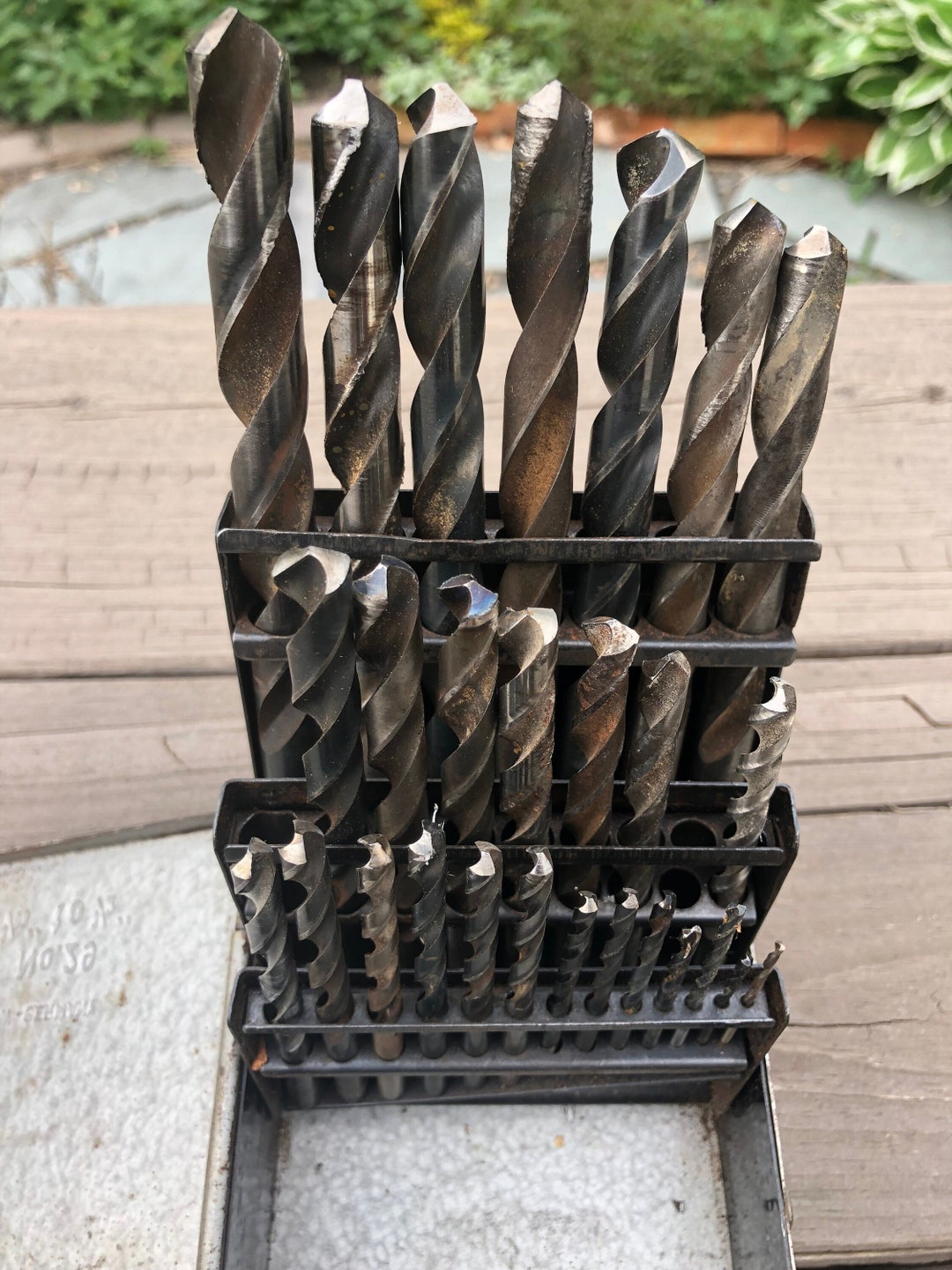 Antique W. Germany No 29 Drill Bit Index 1/16' Thru 1/2 by 64ths ...