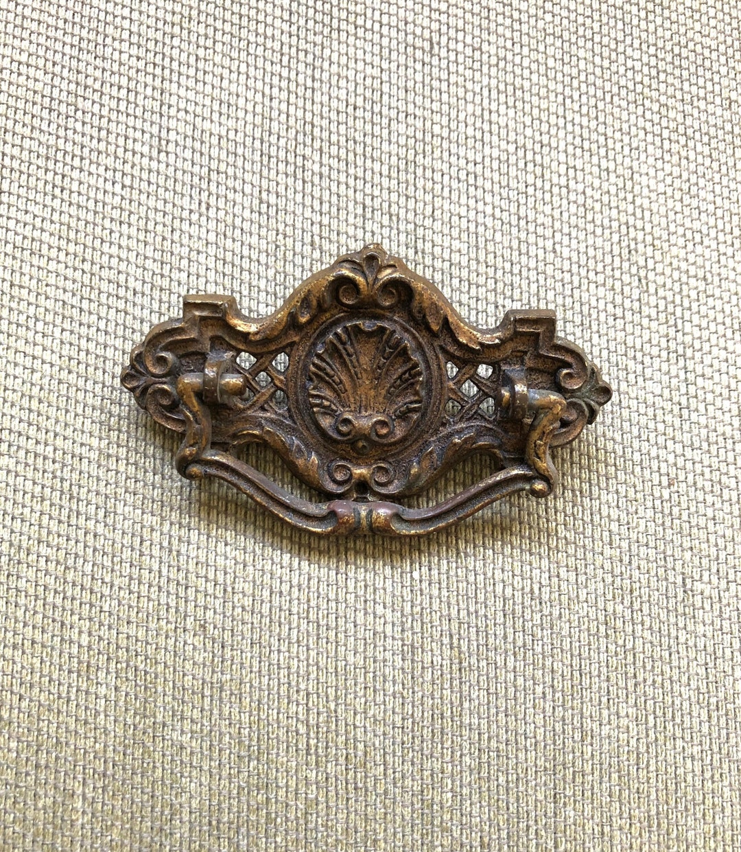 Vintage Victorian Drawer Pull Drop Bail Keeler Brass, KBC Dresser Pull ...