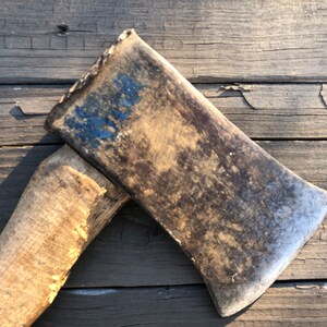 Vintage Collins Single Bit Axe 5-1/4 Lb With Handle, Carpenter, Spoon ...