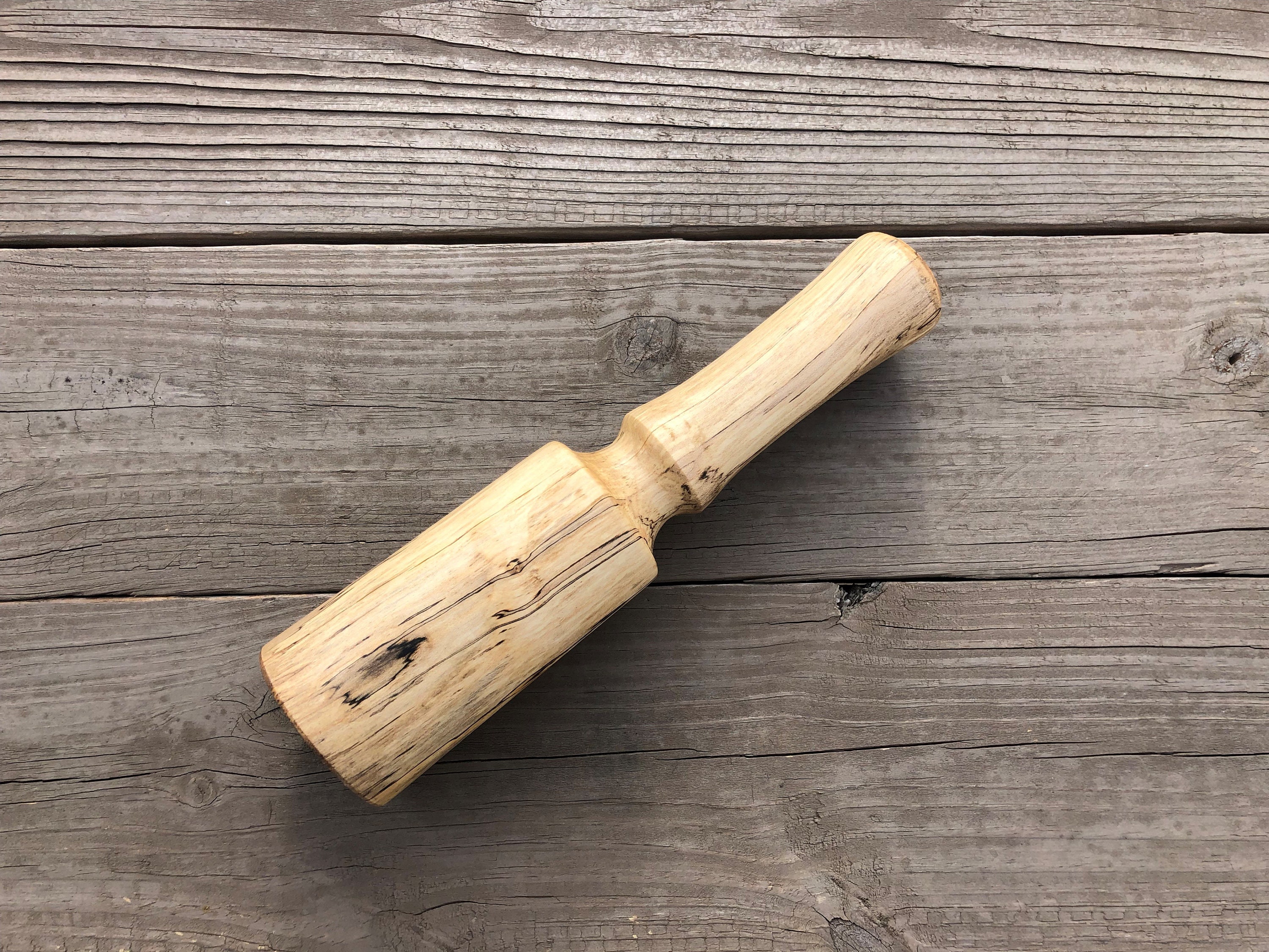 Handcrafted Wood Carving Mallet 13 Oz Spalted Maple, Carvers Mallet ...