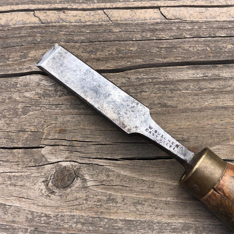 Vintage W Butcher Chisel, 5/8 Inch by 8-3/8 Inches Long - Etsy