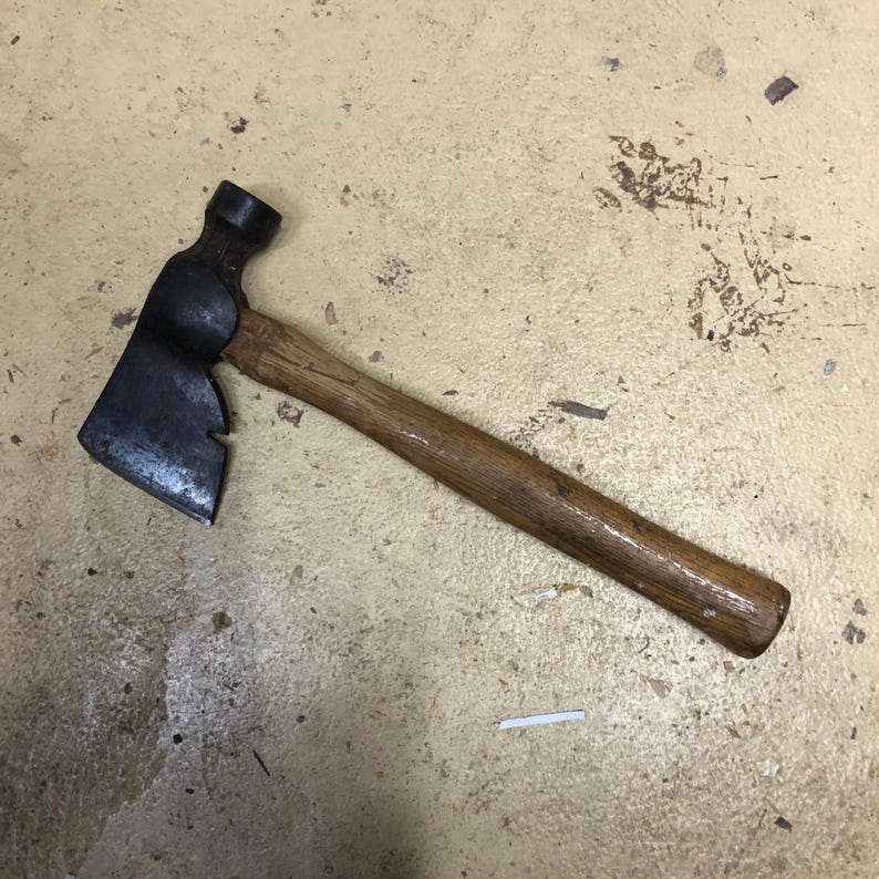 Vintage Germantown Half Axe, Hatchet, Carpenter Tool, Spoon Carver ...