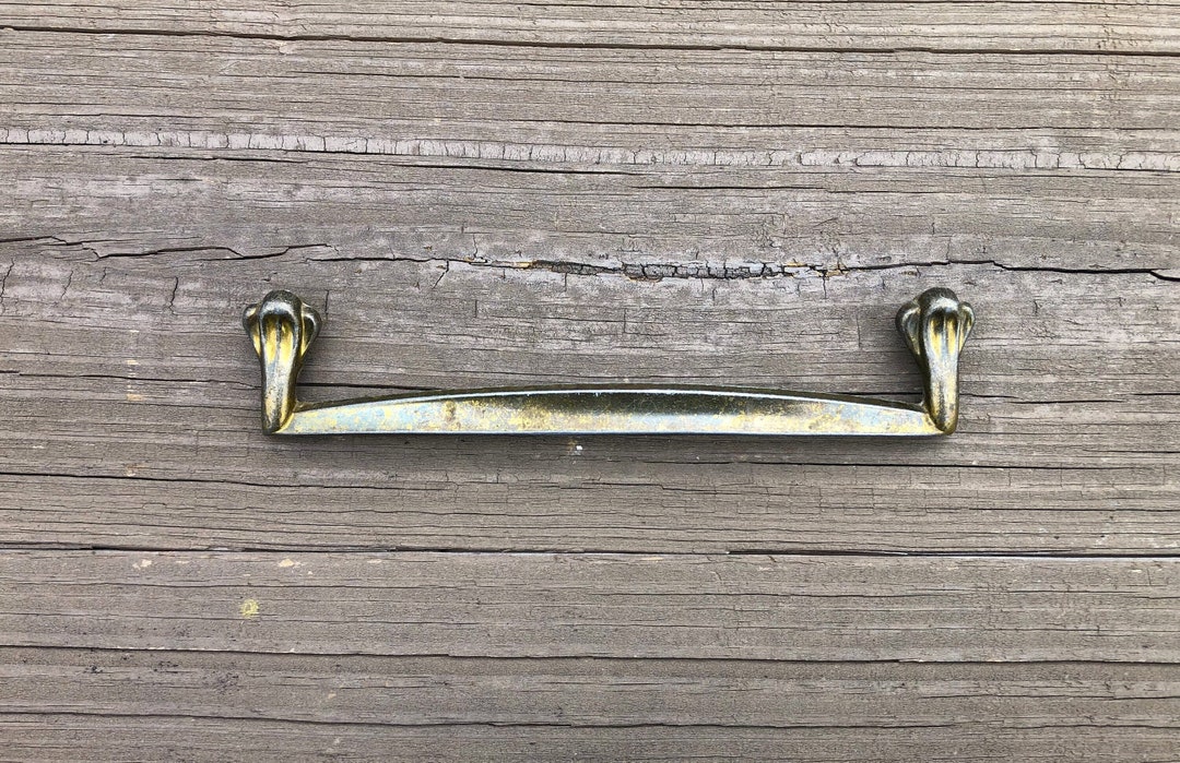 Vintage Brass Finish Drawer Pulls Mid Century Large 8 AVAILABLE , Mid ...