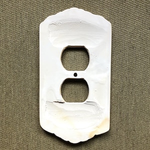 Vintage Electrical Outlet Cover Ceramic Floral Shabby Chic, Swirls ...
