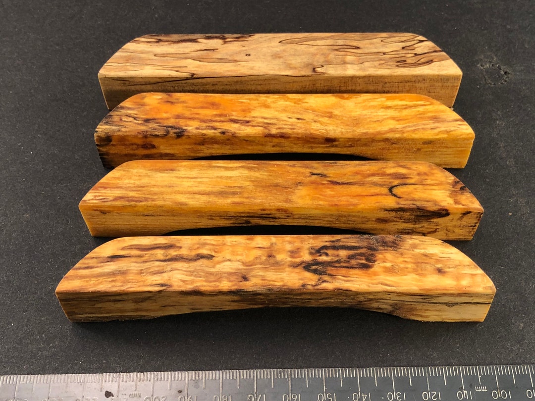 Wood Drawer Pulls Handmade Spalted Ash 3 AVAILABLE 3 - Etsy