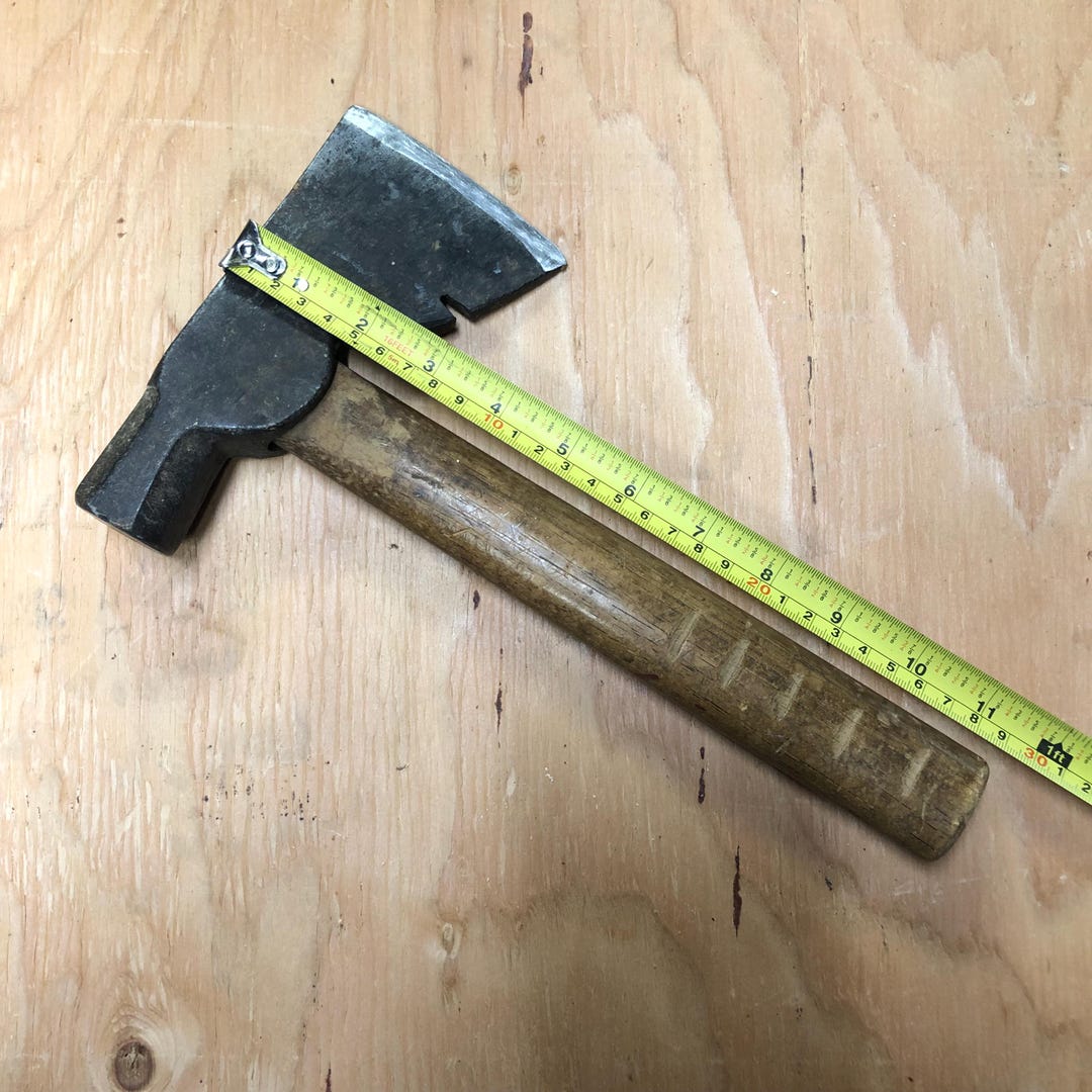 Vintage Germantown Half Axe, Hatchet, Carpenter Tool, Spoon Carver, 2 ...