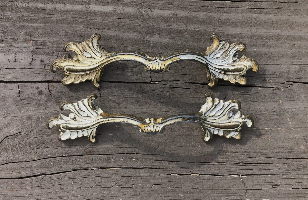 Vintage French Provincial Drawer Pulls 2 AVAILABLE, Victorian Brass ...