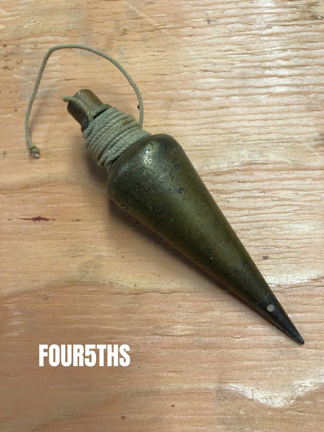 Vintage Brass Plumb Bob 12 Ounces 6491 - 12 No 3 - Etsy