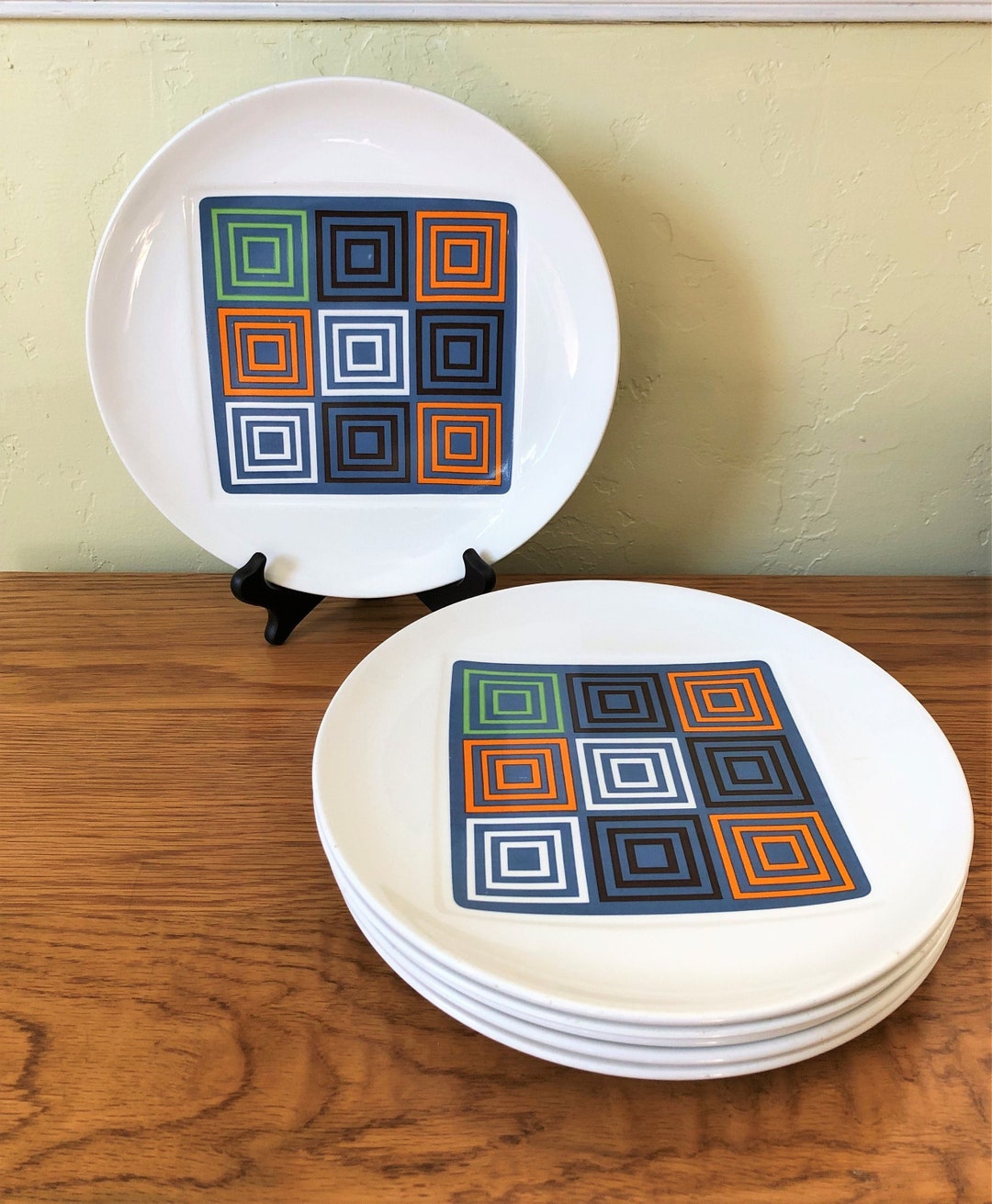 Vintage MCM Dinner Plate 1 AVAILABLE, Johnson Brothers Piazza Snowhite ...