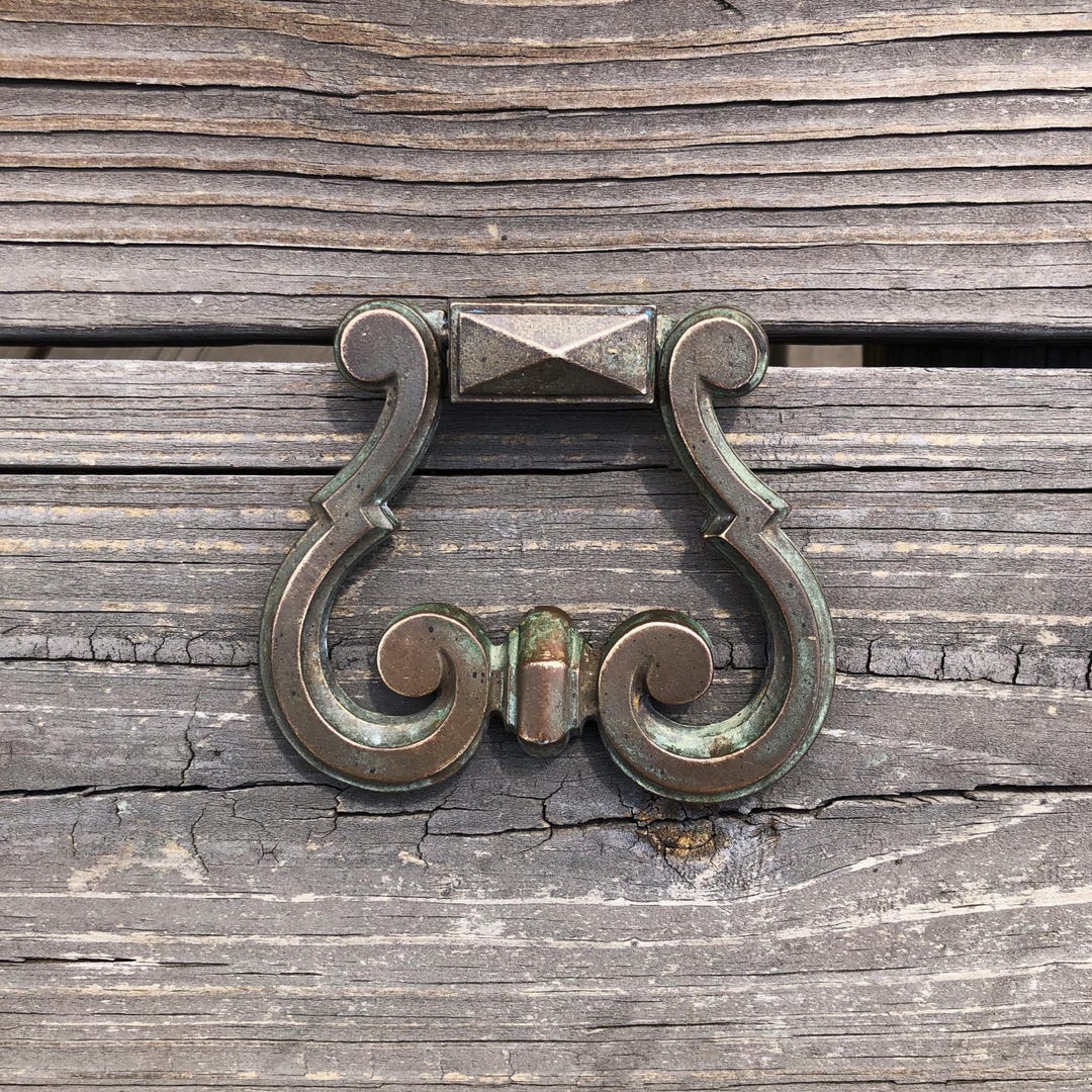 Vintage Antique Brass Finish Drawer Pulls 2 AVAILABLE, Gothic Dresser ...