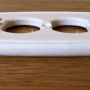 Vintage Ceramic Porcelain Outlet Cover Flowers, Socket Cover, Shabby ...
