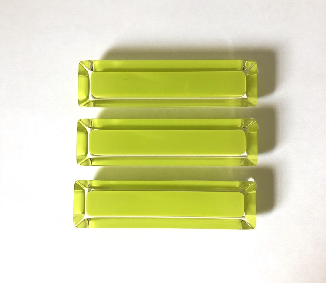 Lime Green Drawer Pulls Acrylic 7 AVAILABLE, Contemporary Dresser Pulls ...