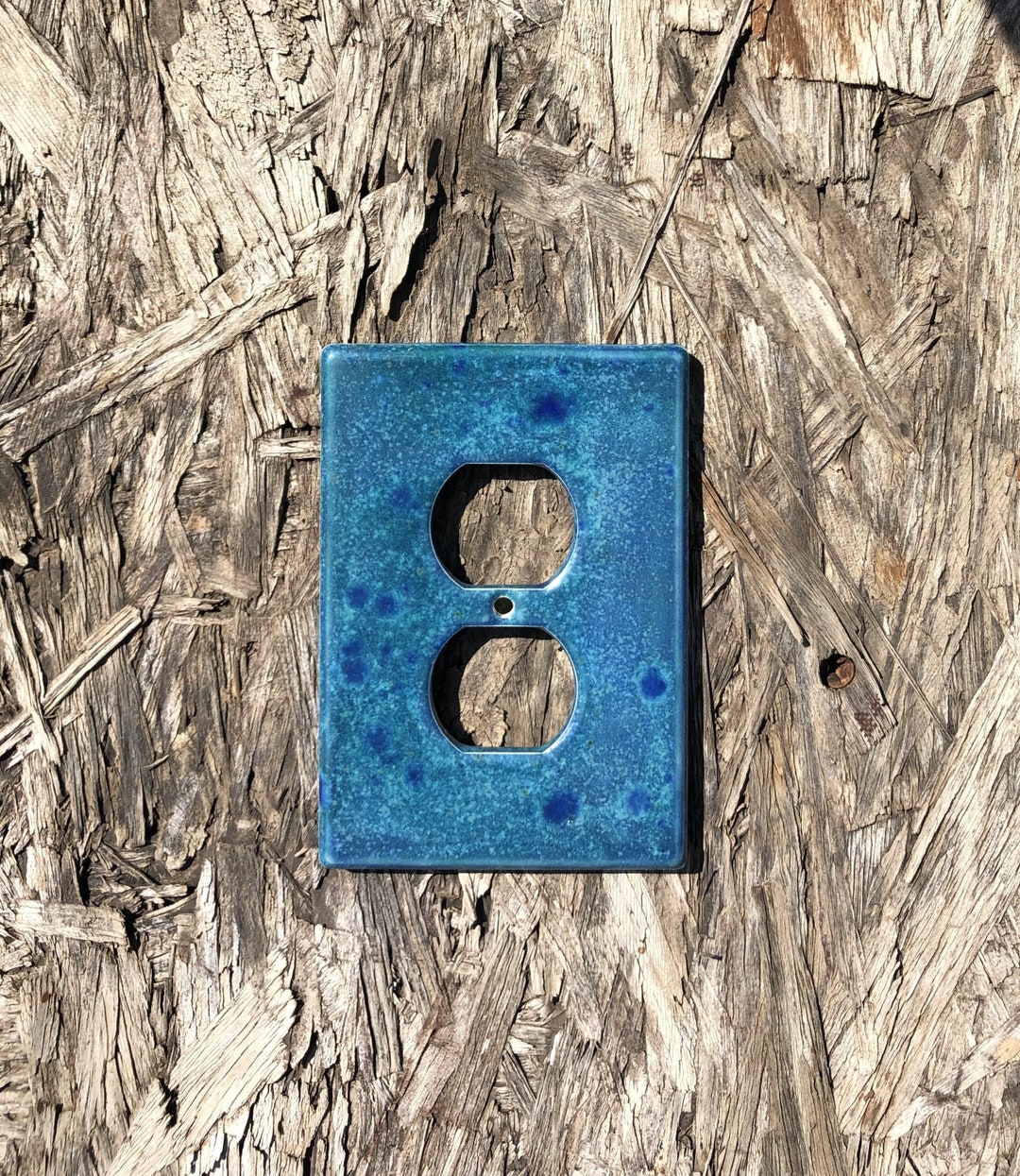 Vintage Blue Ceramic Outlet Cover 4 AVAILABLE Vintage - Etsy