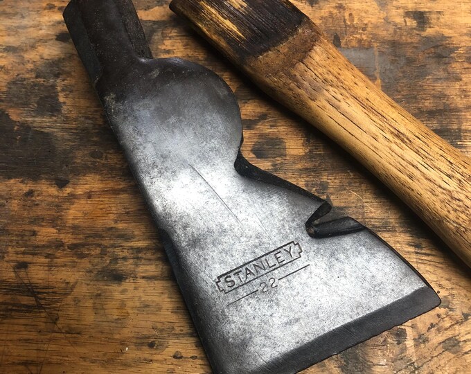 Vintage Stanley No 22 Axe, Hatchet, Carpenter, Spoon Carver Green ...