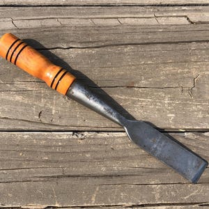 Vintage Bevel Edge Socket Chisel, 1 Inch ~9-7/8 Inches Long - Sharpened ...