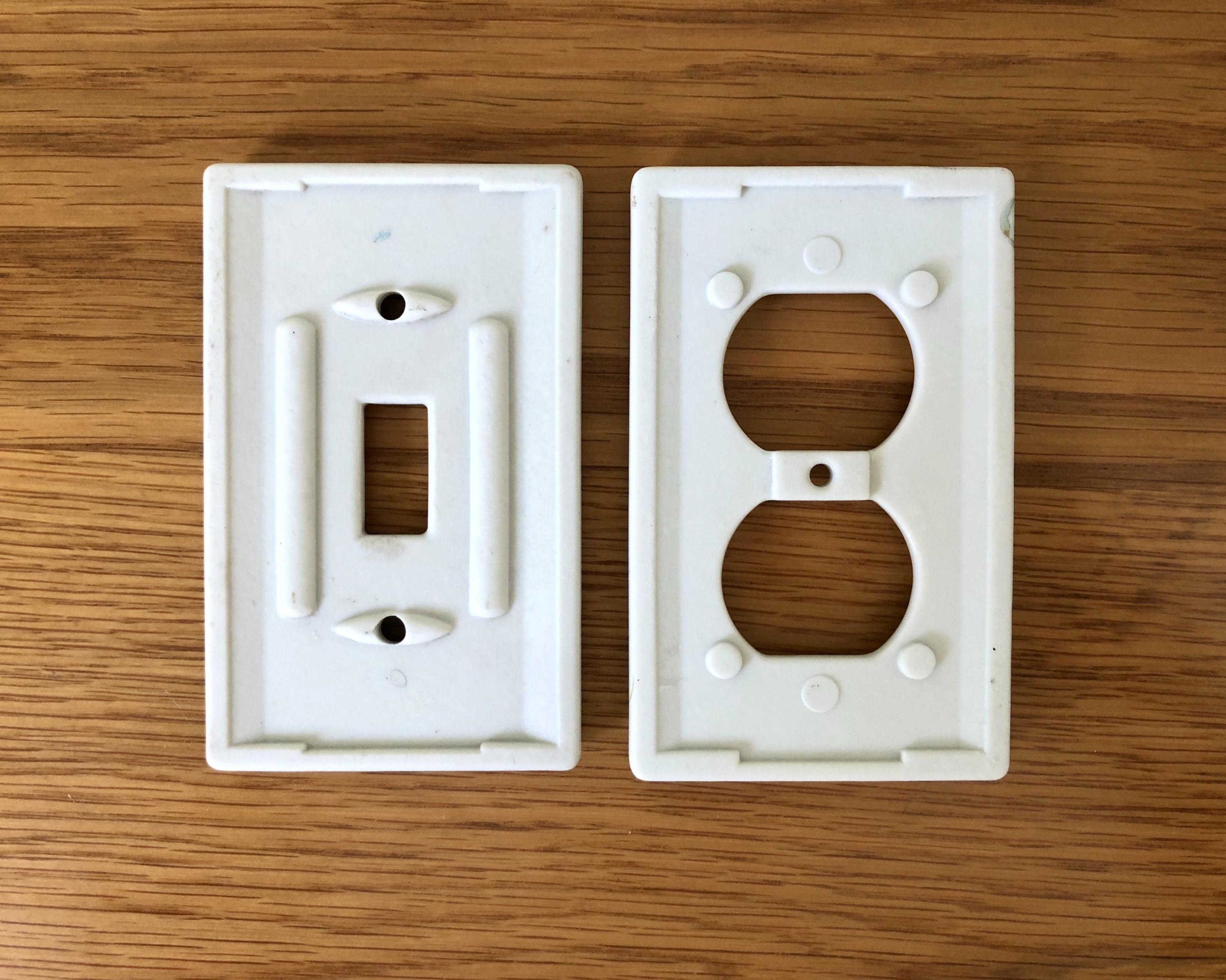 Vintage Ceramic Floral Outlet Cover, Floral Switch Plate, Flowers ...