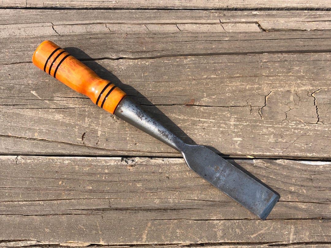 Vintage Bevel Edge Socket Chisel, 1 Inch ~9-7/8 Inches Long - Sharpened ...