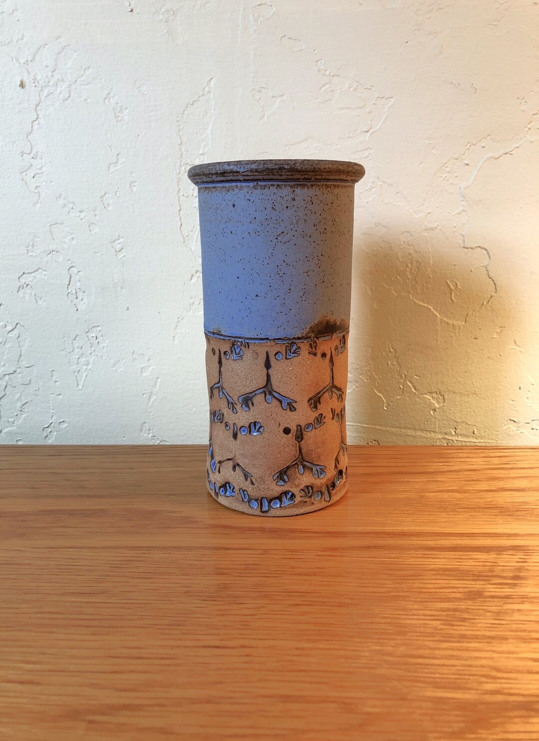 Vintage Los Artesanos Pottery Vase, Hal Lasky, MCM Ceramics, Puerto ...