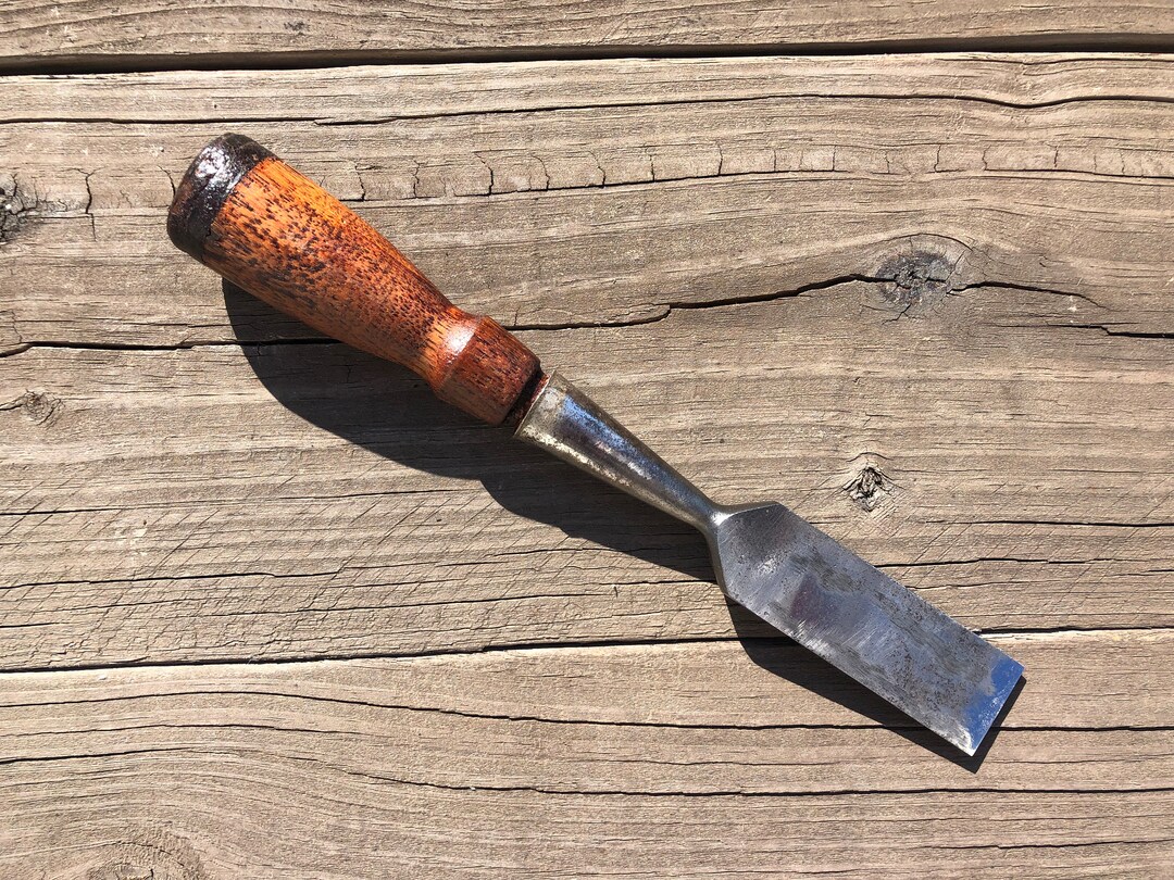 Vintage Bevel Edge Socket Chisel, 1 Inch ~8-7/8 Inches Long - Sharpened ...