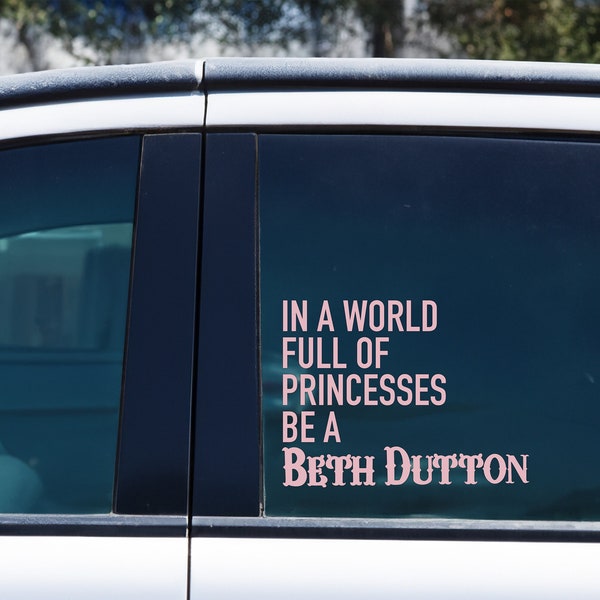 Beth Dutton Sticker - Etsy