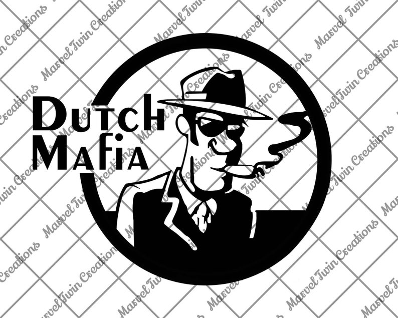 Dutch Mafia Man PNG SVG PDF Files for Cricut, Silhouette, Cut Files - Etsy