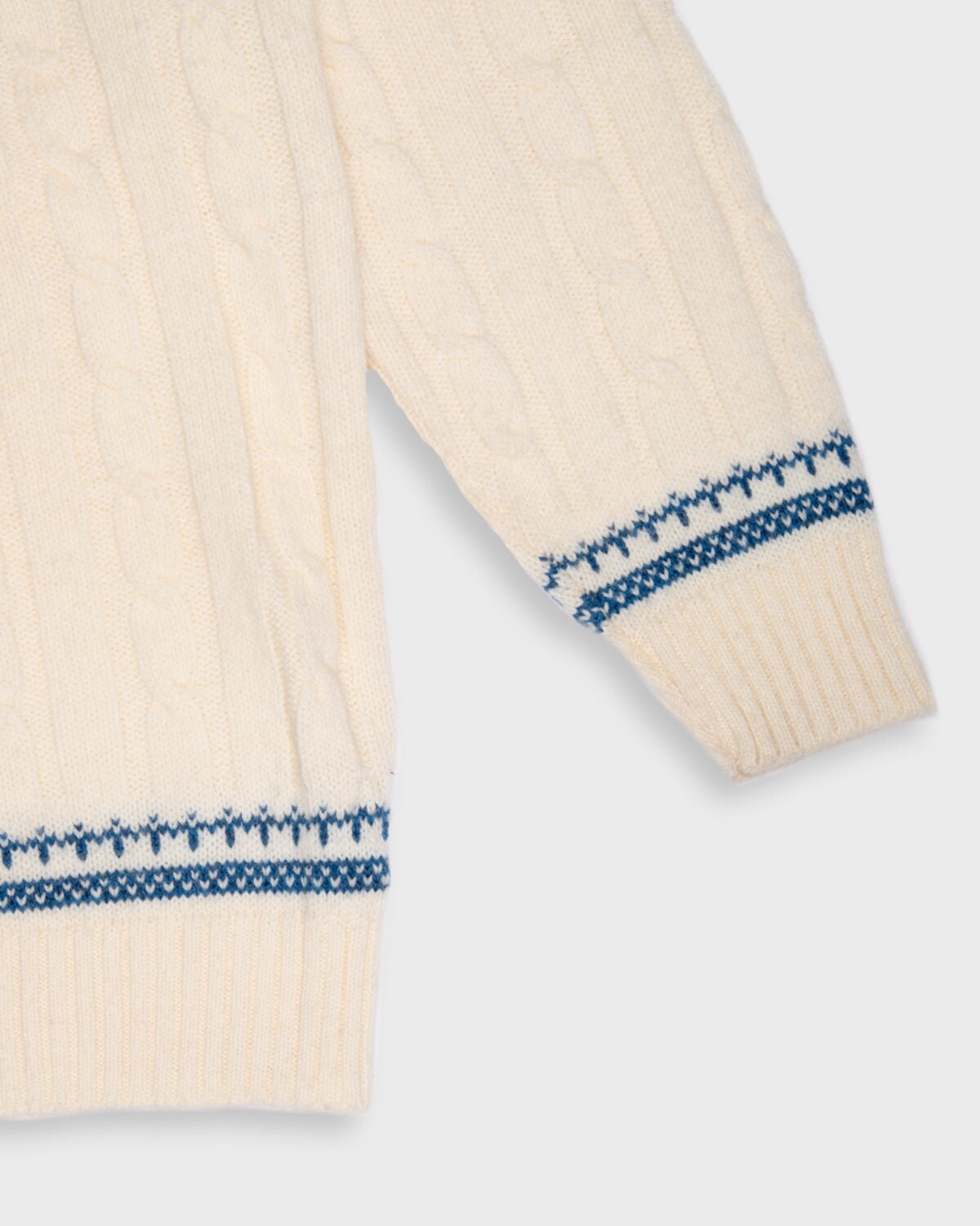 Cable Knit Jumper With Snowflake Pattern - Etsy