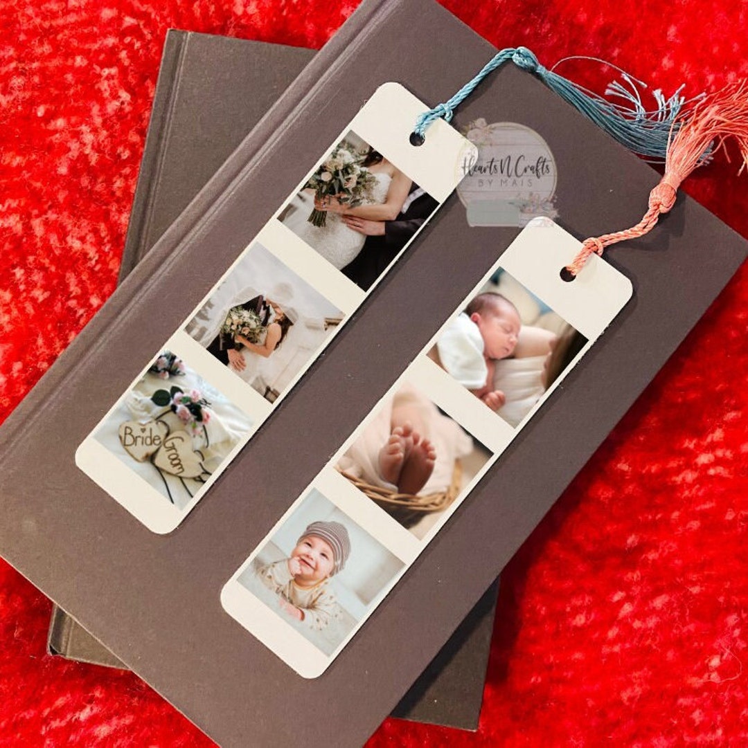 Personalized Photo Bookmark, Metal Bookmark, Custom Bookmark, Birthday ...