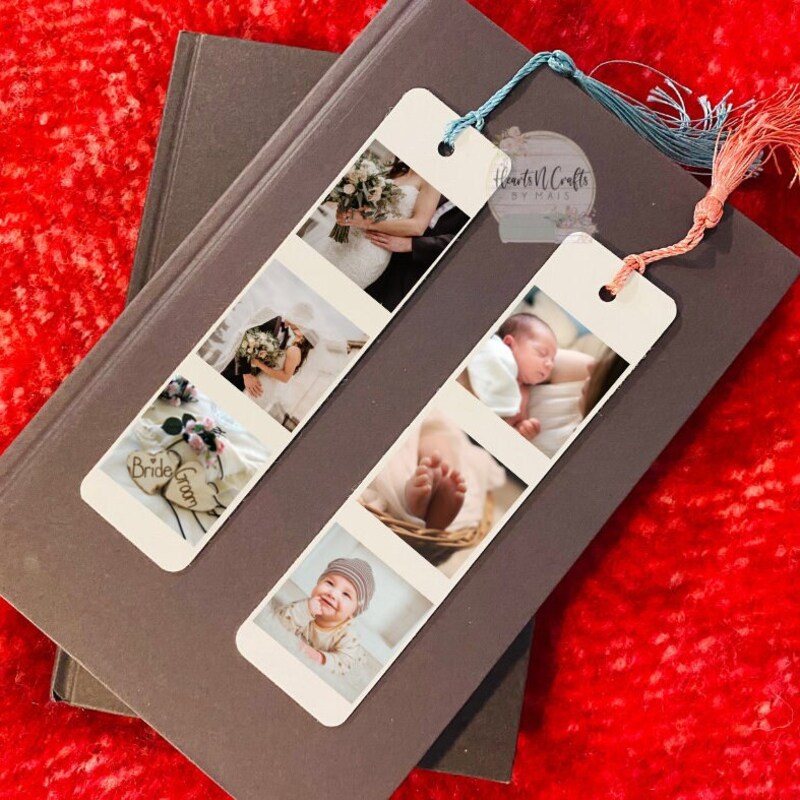 Personalized Photo Bookmarks - Etsy