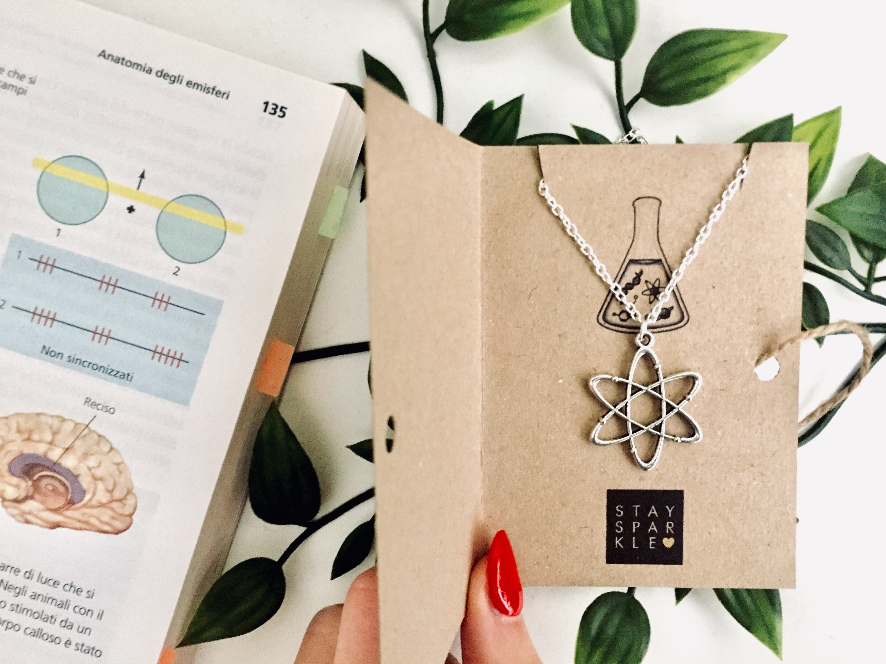 Atom Symbol Necklace || Big Bang Theory, Atomic Whirl Jewelry, Physics ...