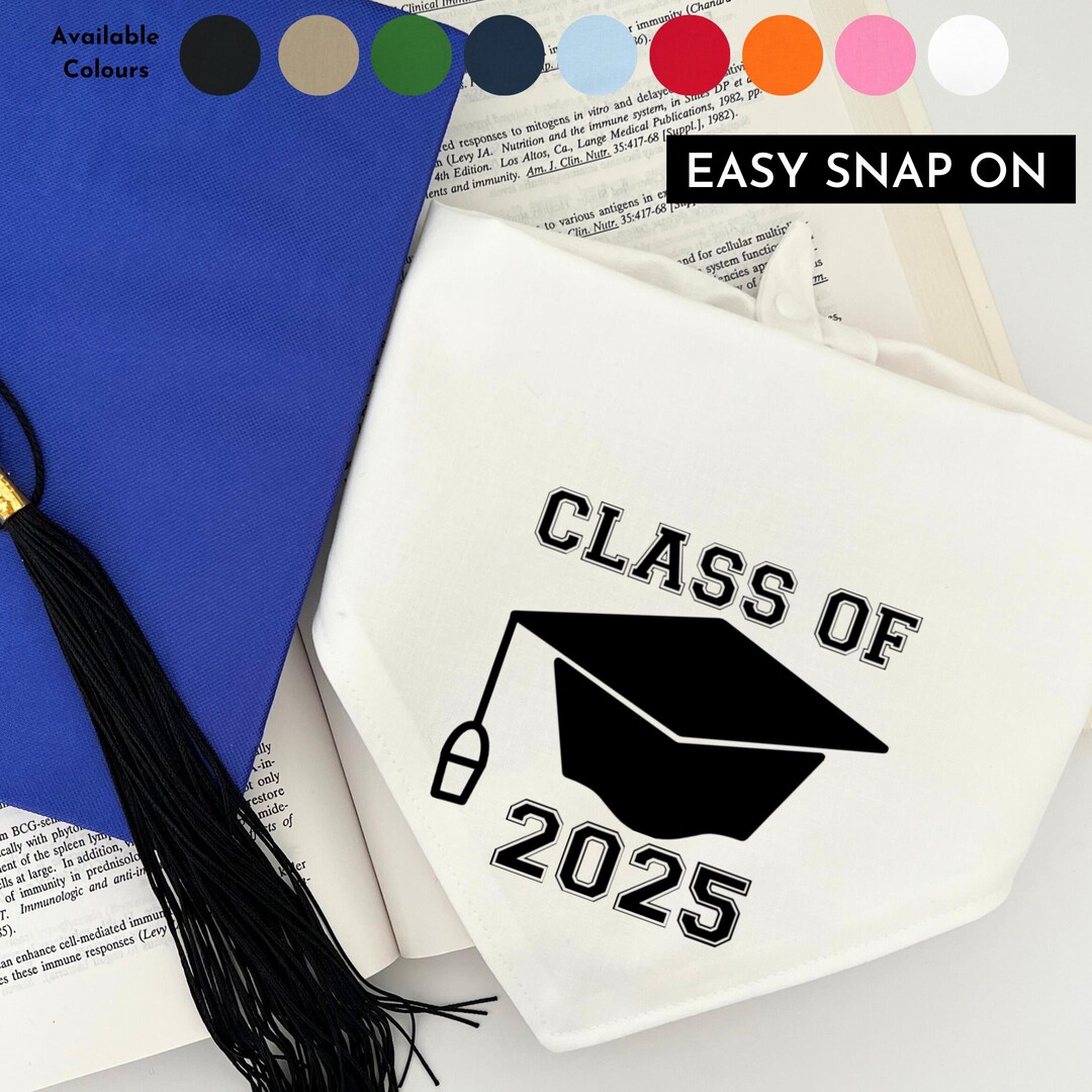 CLASS OF 2025 Dog or Cat Bandana, Graduation Gift Dad or Mom Dog ...