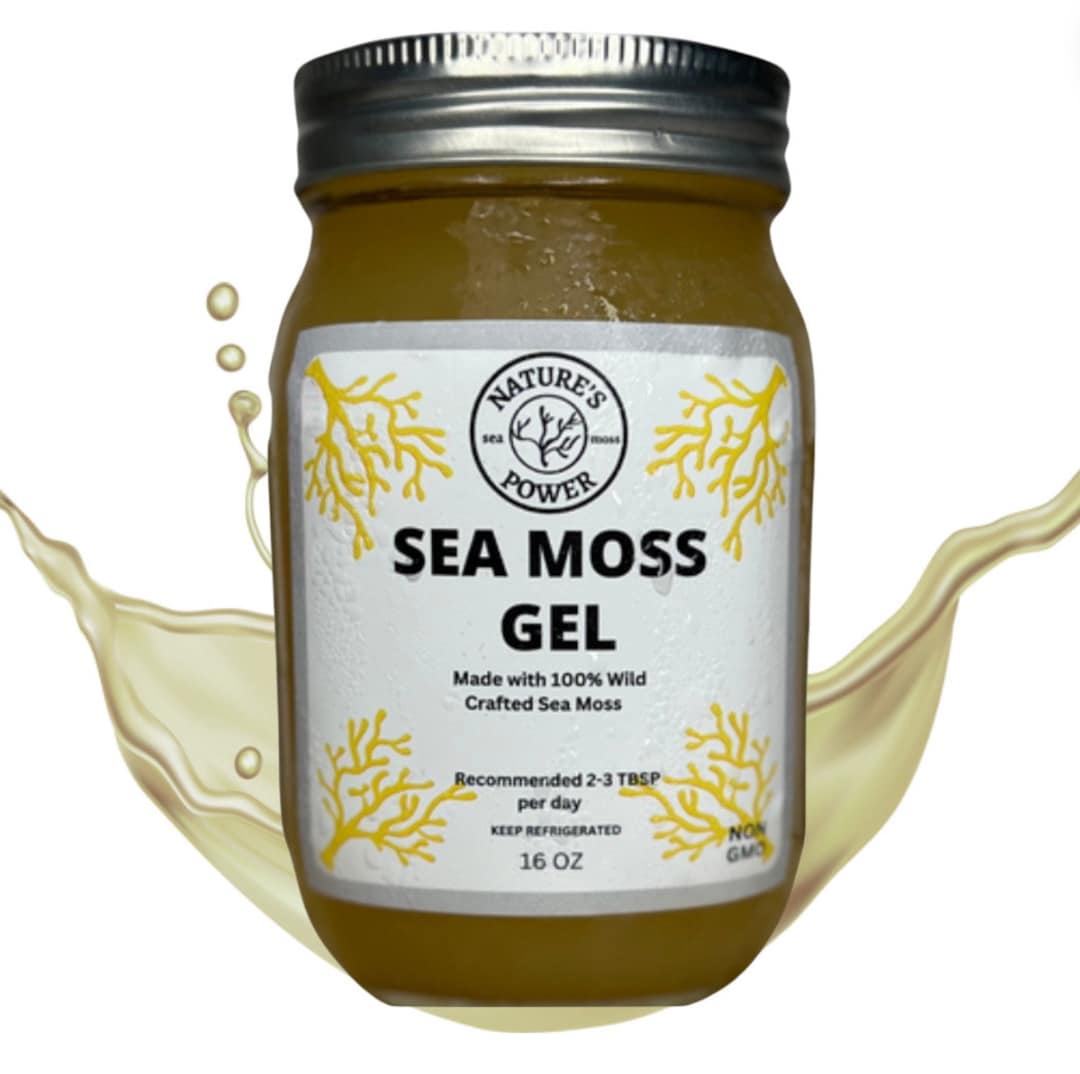 Original Sea Moss Gel, Unflavored Sea Moss Gel, Irish Sea Moss, Organic ...
