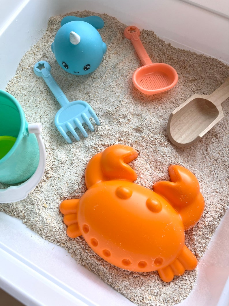 Toddler Friendly Sensory Bin Beach Day Sensory Bin Beginners - Etsy