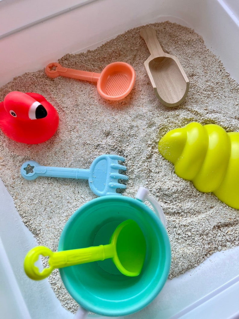 Toddler Friendly Sensory Bin Beach Day Sensory Bin Beginners - Etsy