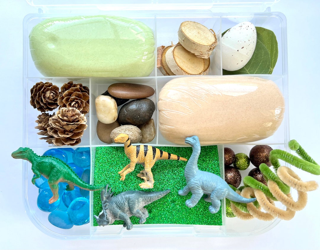 Dinosaur Play Dough Kit Dinosaur Kit Dinosaur Gift Play - Etsy