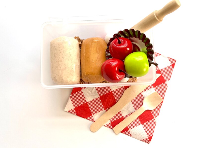 Mini Bake A Pie Playdough Kit Thanksgiving Playdough Kit - Etsy