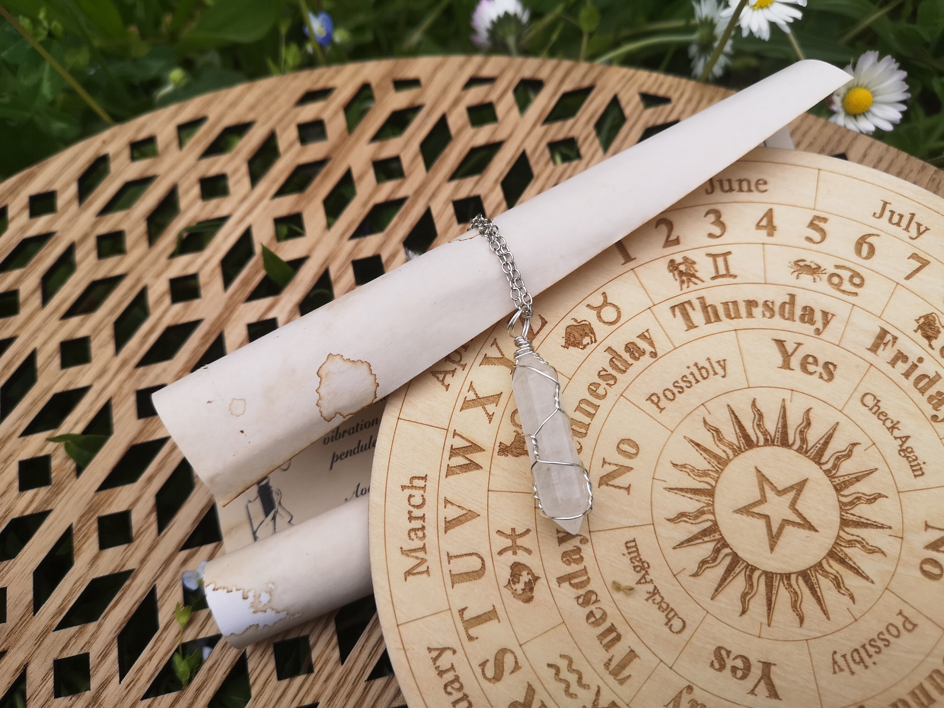 Pendulum / Dowsing Board - Divination - Witchcraft - Divinatory Arts ...
