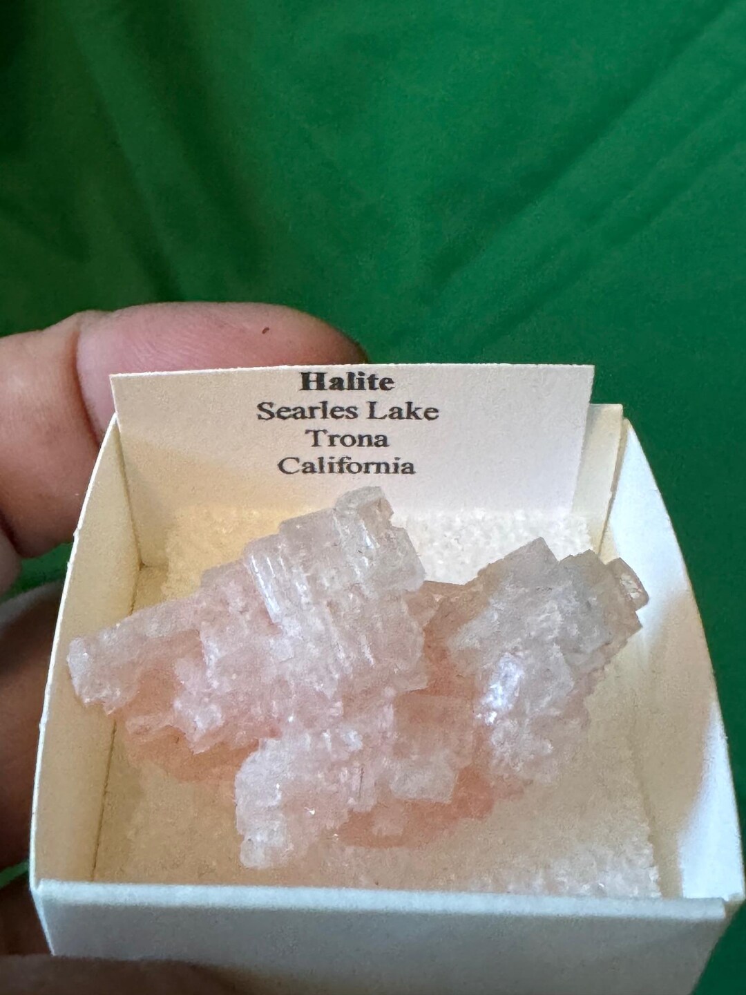 Halite Thumbnail Mineral Specimen From California - Etsy