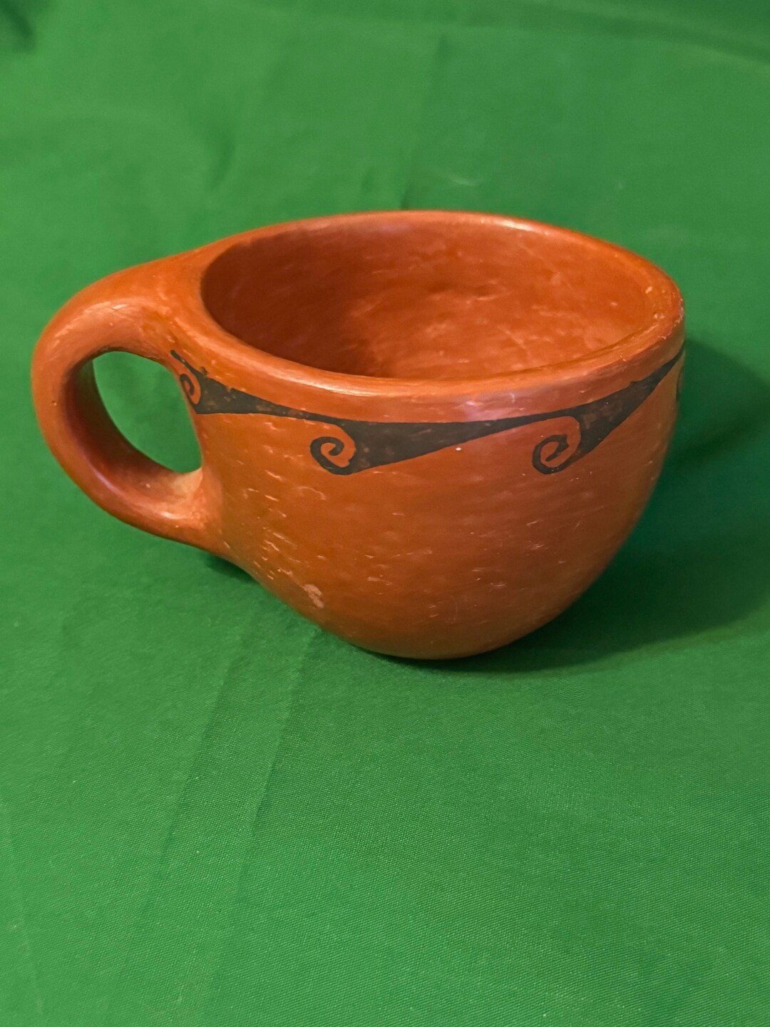 Vintage Native American Hopi Pueblo Sichomovi Black-on-red Cup by Anita ...