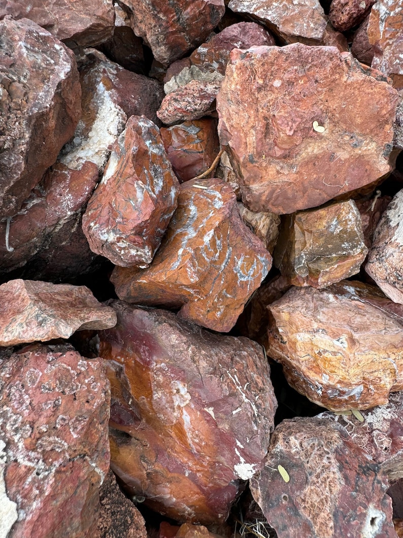 Jasper - Arizona - Raw Rough Rocks Tumbling Stones - Bulk Wholesale ...