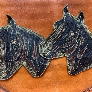 2 Large Horse Head Sequin Patches Embellishments - Etsy
