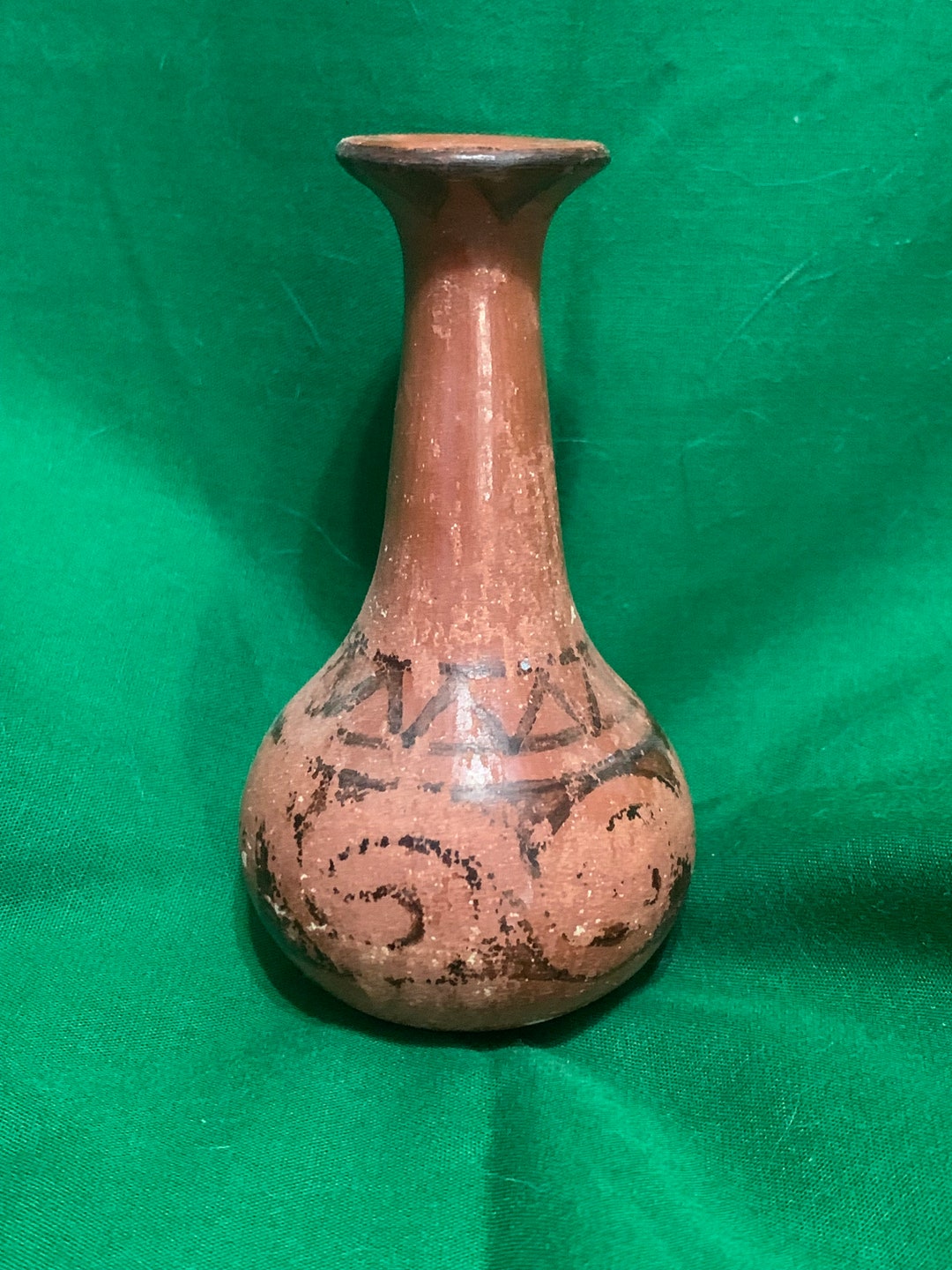 Native American Maricopa / Pee-posh Tall Necked Vase Miniature by Dorothea Sunn Avery - Etsy